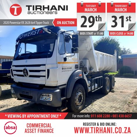 ABSA CAF (COMMERCIAL ASSET FINANCE) ONLINE AUCTION