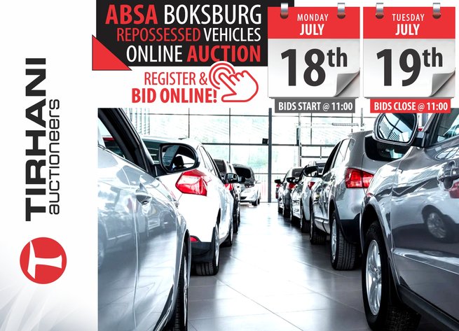 ABSA BOKSBURG REPOSSESSED VEHICLES ONLINE AUCTION